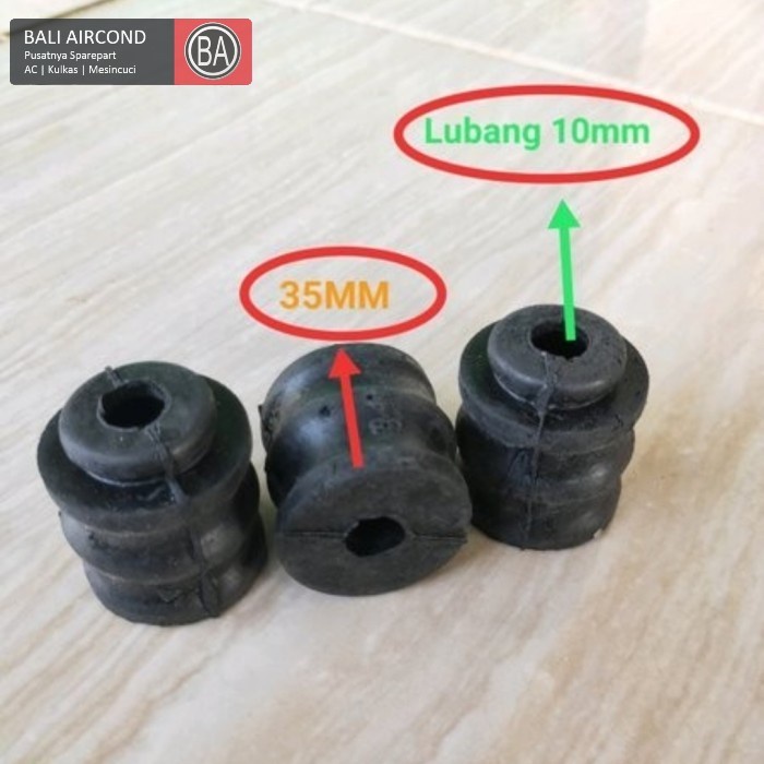 Jual Mounting Dudukan Kaki Compresor Karet Kompresor AC Semea Merk dan ...