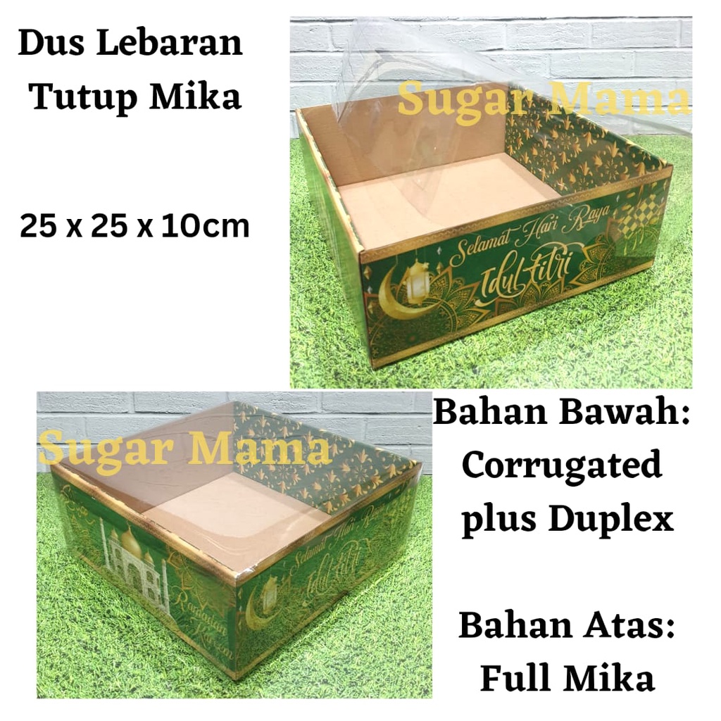 Jual Dus Lebaran 25 x 25 x 10 cm FULL MIKA hampers parcel cake box idul ...