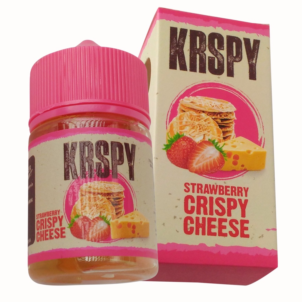 Jual Liquid Vape KRSPY V2 Strawberry Crispy Cheese 60ML By 2Neema ...