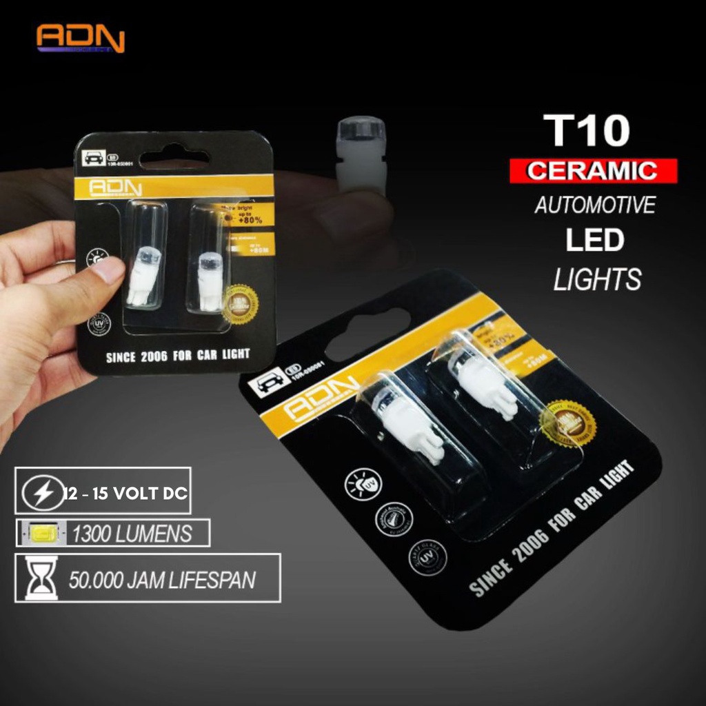 Jual LED T10 Senja sein mobil motor NEON CERAMIC motor mobil ADN.in ...