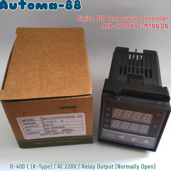 Jual Digital PID Rex-C100 Out Relay 0-400C Temperatur Kontrol Suhu AC 220V | Shopee Indonesia