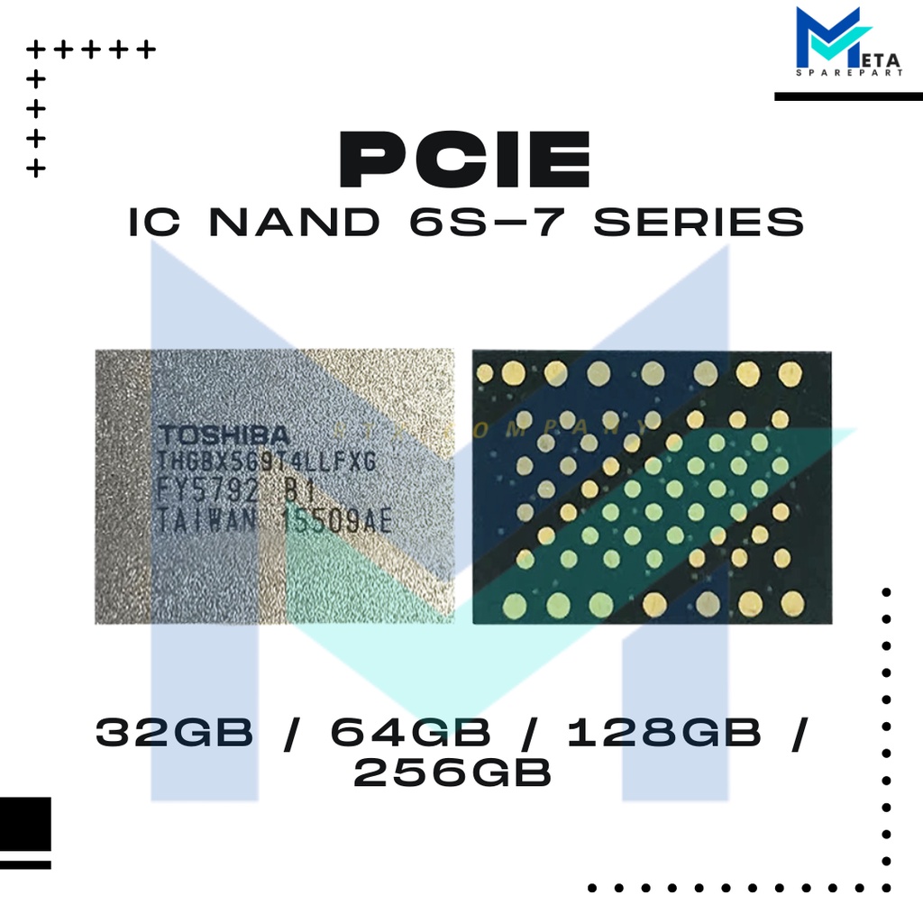 Jual IC NAND PCIE IPHONE 6S / 6SPLUS / 7 / 7PLUS 32GB / 64GB / 128GB ...