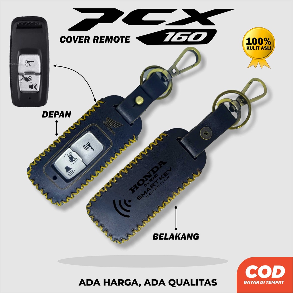 Jual Cover Sarung Remote PCX 160 Keyless Smart Key Gantungan Kunci ...