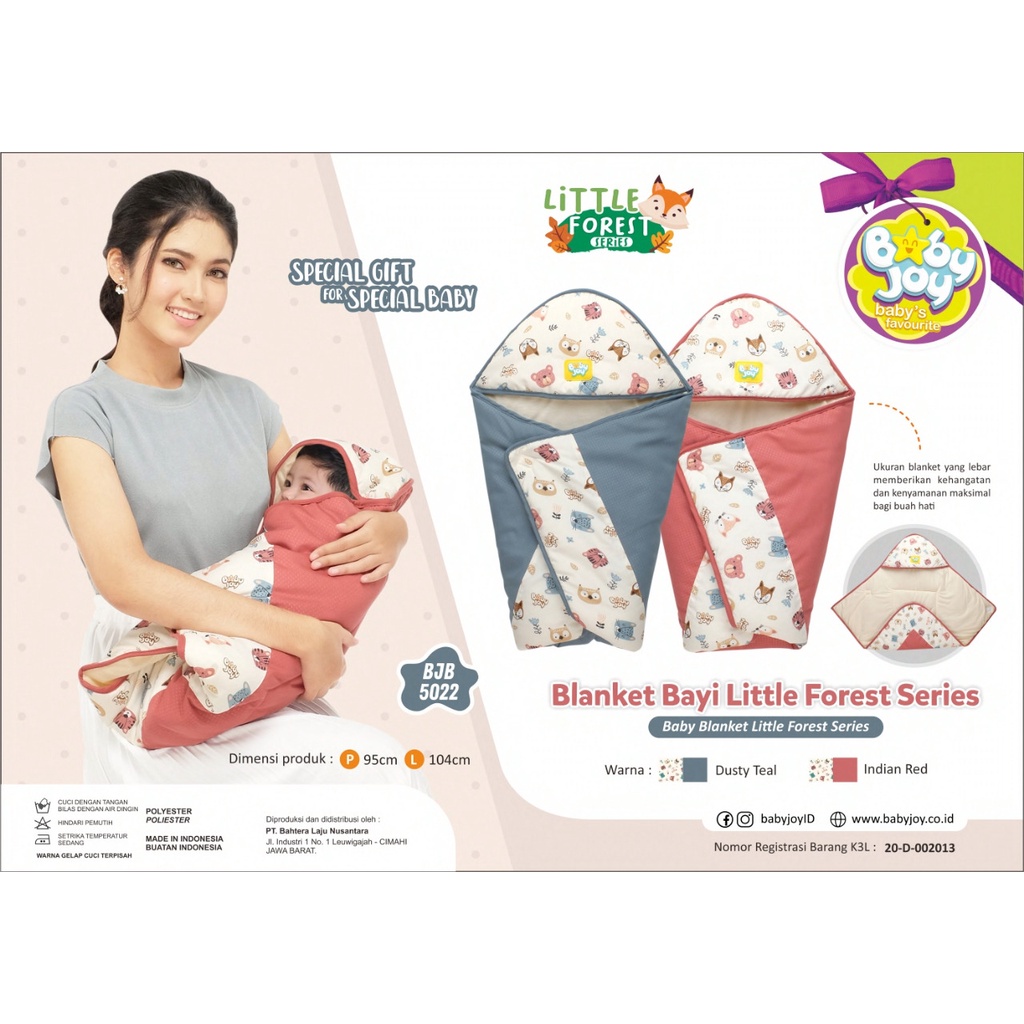 Jual Selimut atau Baby Blanket Little Forest Series Baby Joy BJB5022 ...