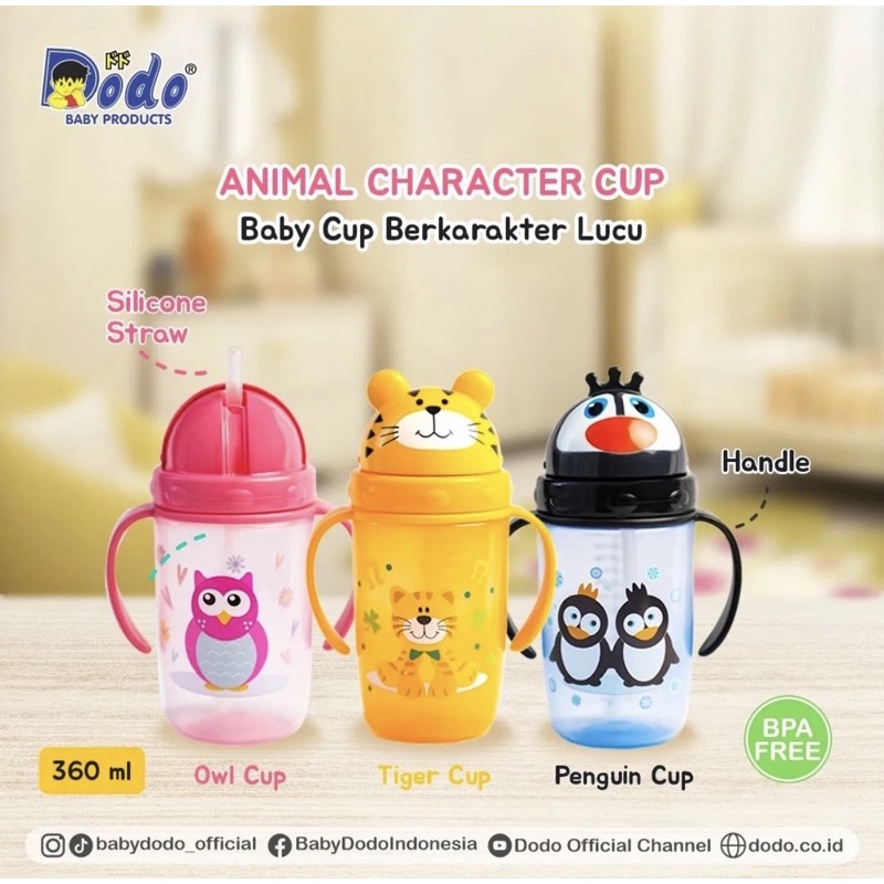 Jual Animal Character Cup merk DODO mommy | Shopee Indonesia