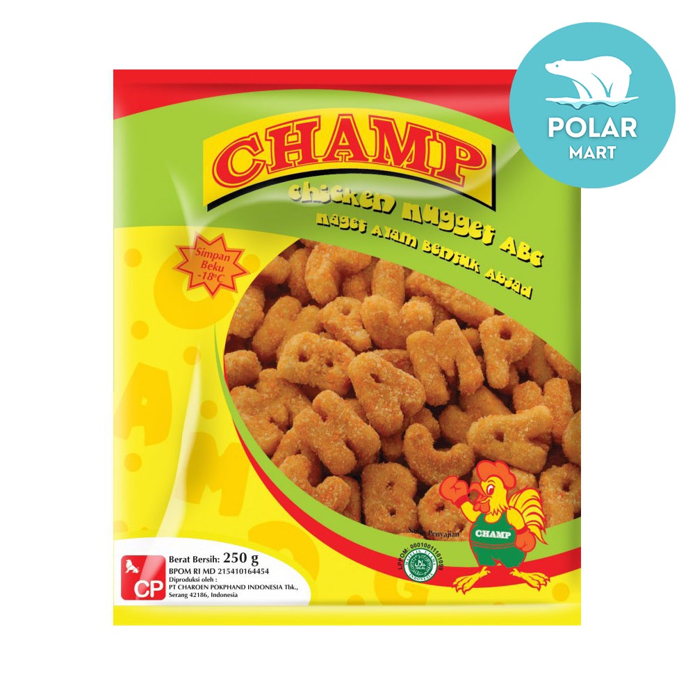 Jual Champ Chicken Nugget ABC Alphabet 250 Gram (FROZEN FOOD BANDUNG ...