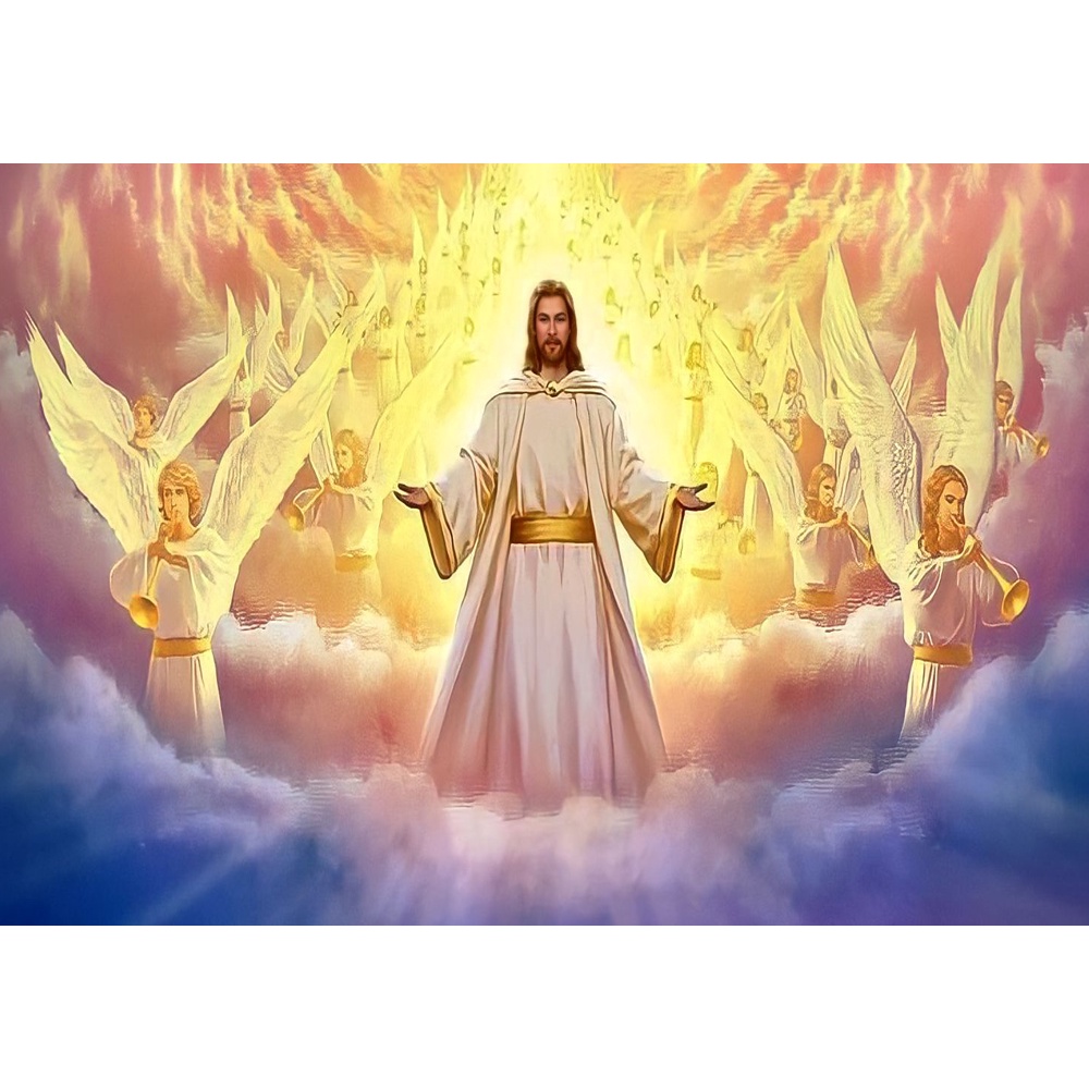 Jual LUKISAN POSTER CETAK YESUS JUMBO XTRA BESAR UKURAN 100X50CM ...