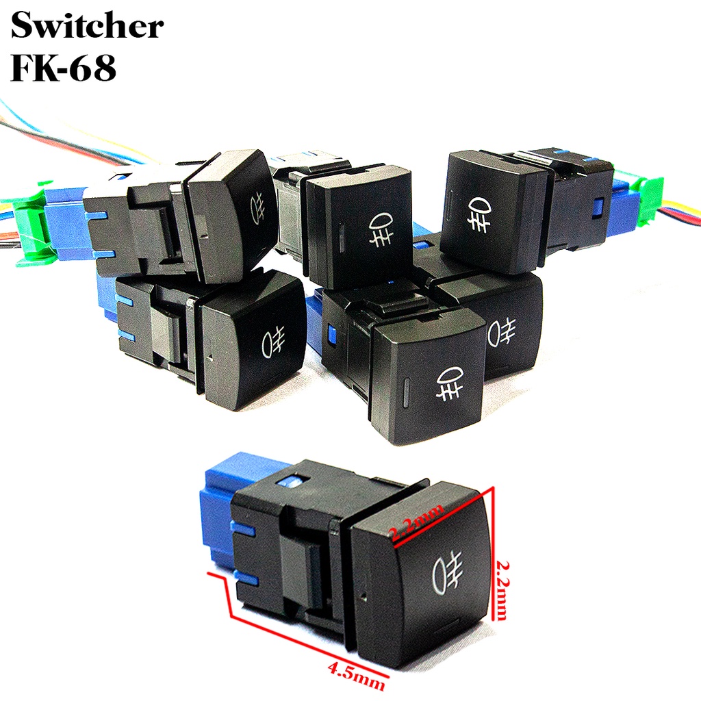Jual Saklar Switch Foglamp / Swich Tombol Lampu Tembak Mobil Toyota ...
