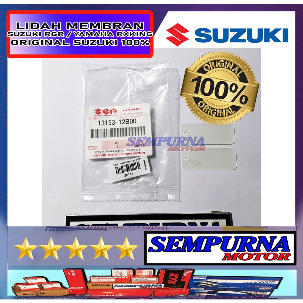 Jual 13153-12B00-000 Lidah Membran Suzuki RGR Bisa buat RX KING 100 ...