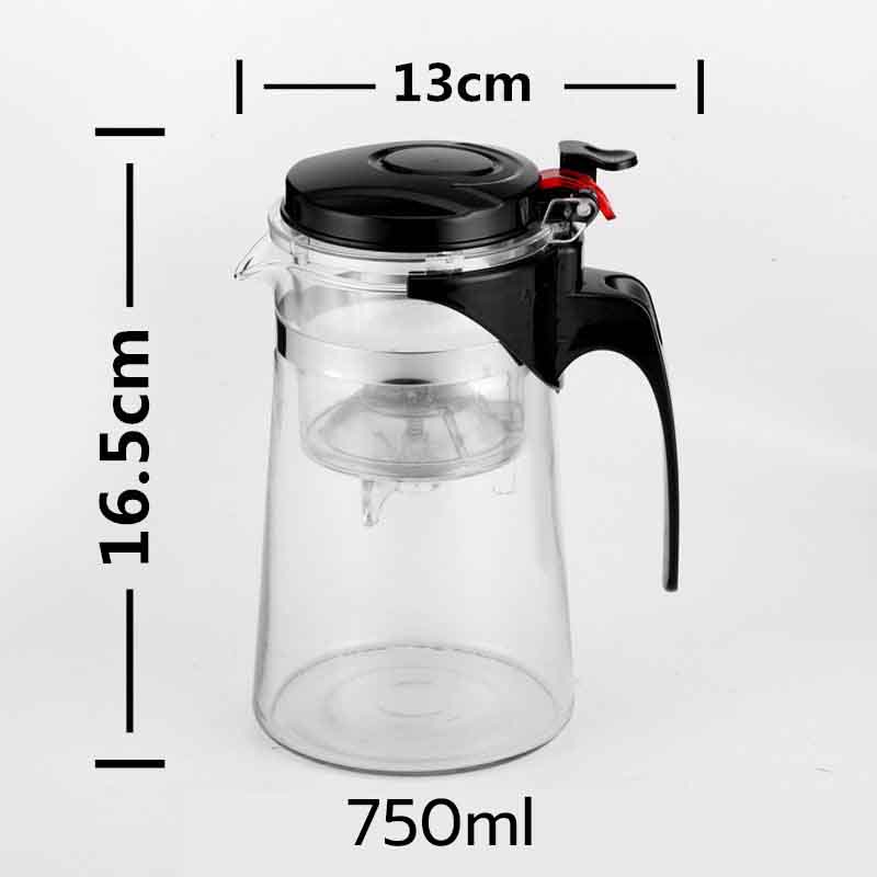 Jual Teko Teh Kaca dengan saringan - Tea Pot Bening - Teapot with ...