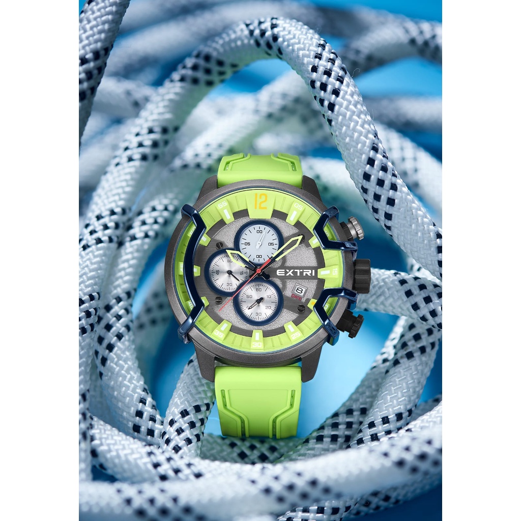 Jual Extri Watch Original X6054 Chronograph Bergaransi 1 Tahun | Shopee Indonesia