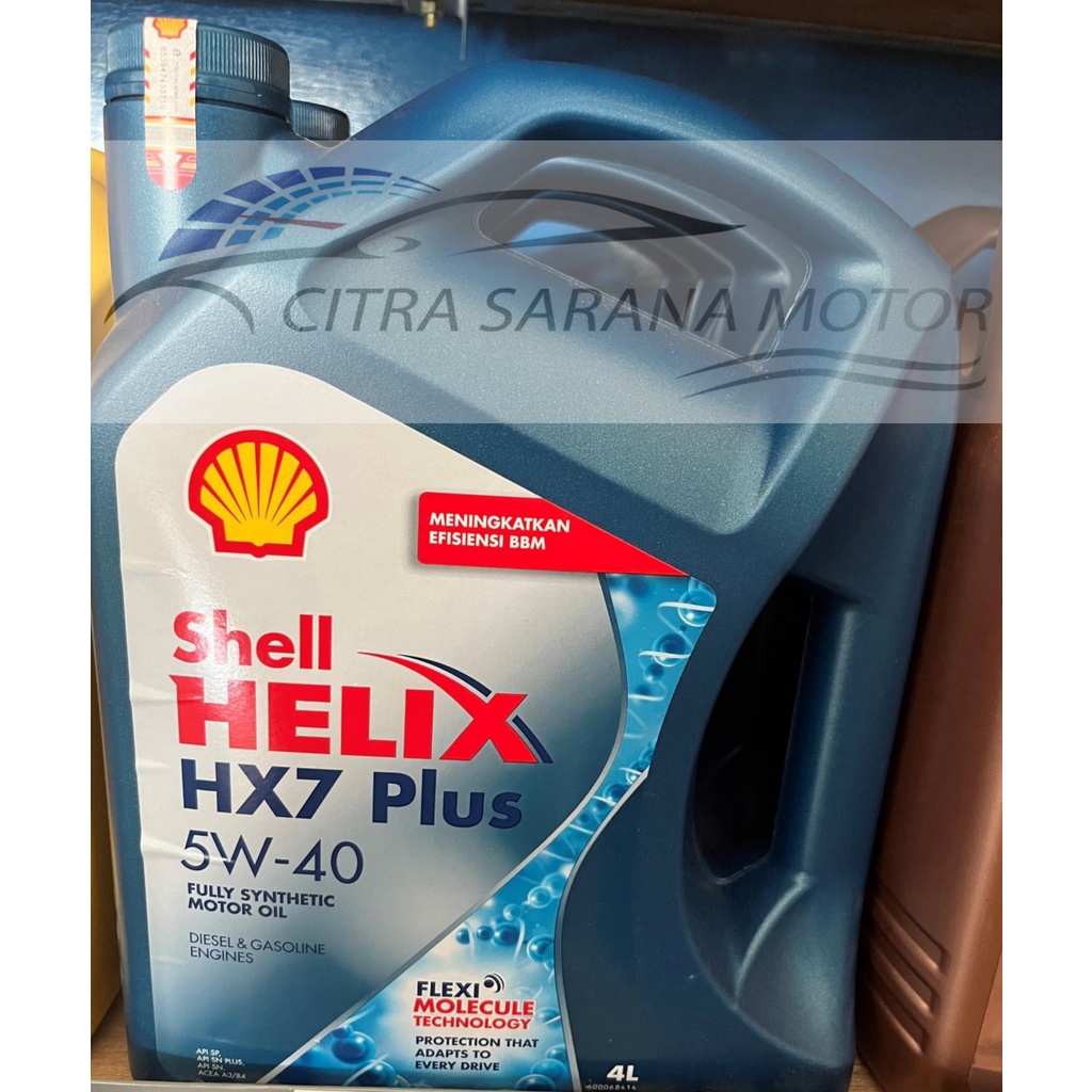 Jual SHELL HELIX HX7 PLUS 5W-40 4 Liter | Shopee Indonesia