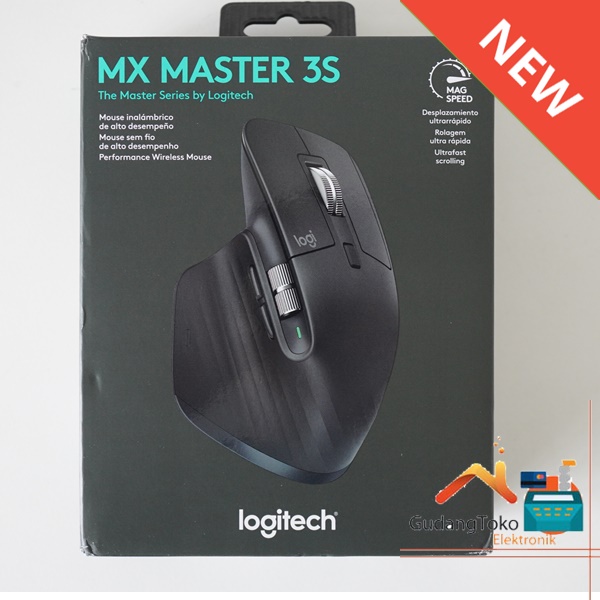 Jual Logitech Mx Master 3s Silent Mouse Wireless Bluetooth Multi Device