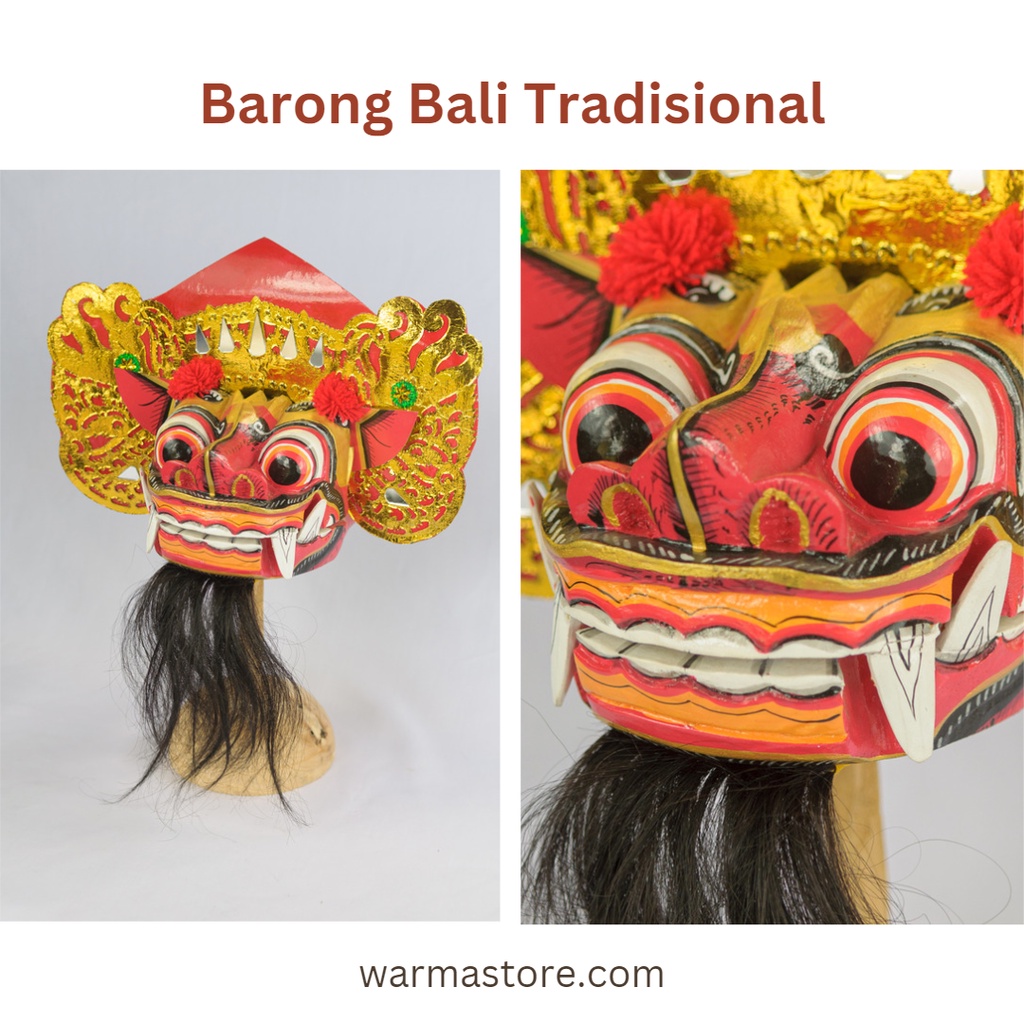 Jual WARMA & RUABINEDA Topeng Barong Ket Bali | Shopee Indonesia