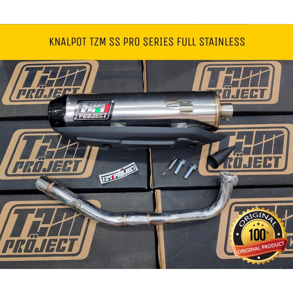 Jual KNALPOT RACING TZM PROJECT ORIGINAL PCX 150 160 ADV BEAT DELUXE GENIO SCOOPY PRESTIGE ...