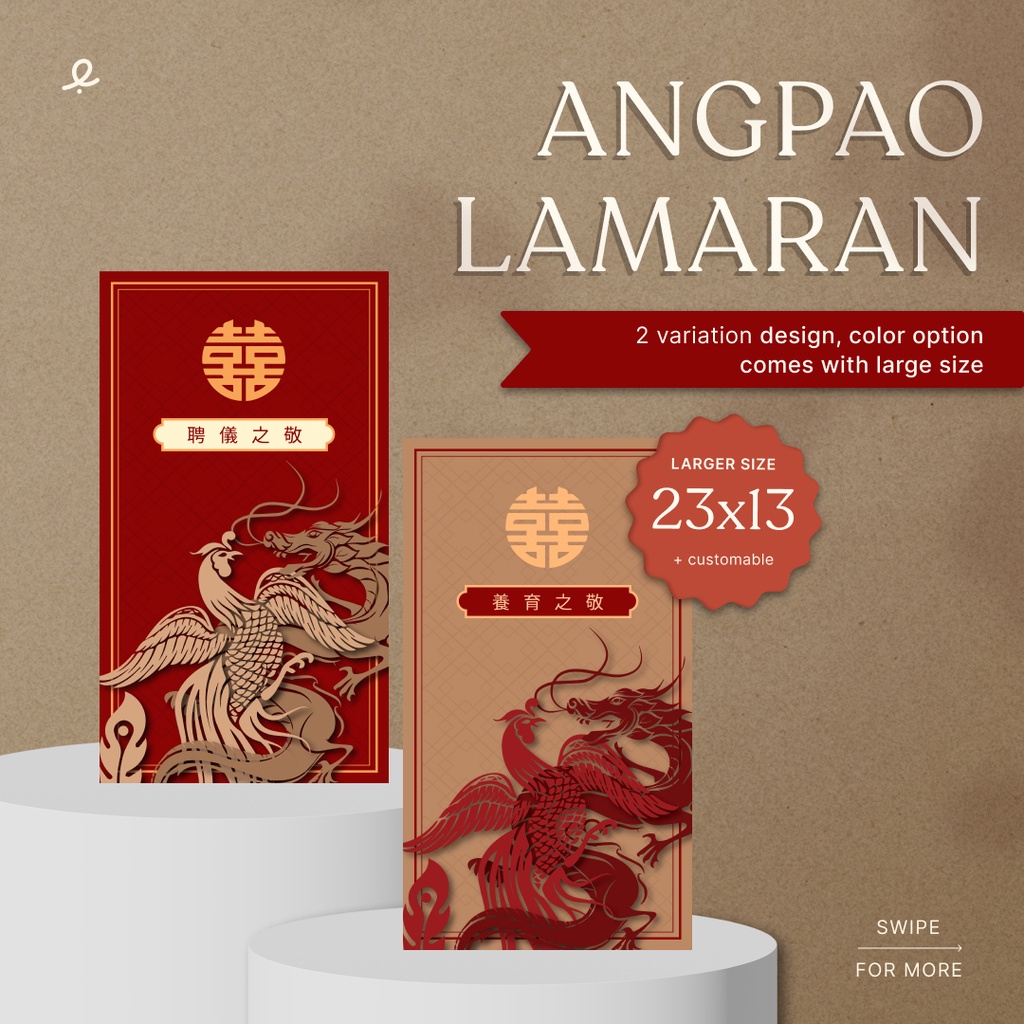 Jual Angpao envelope lamaran tingjing custom nama | Amplop Angpao ...