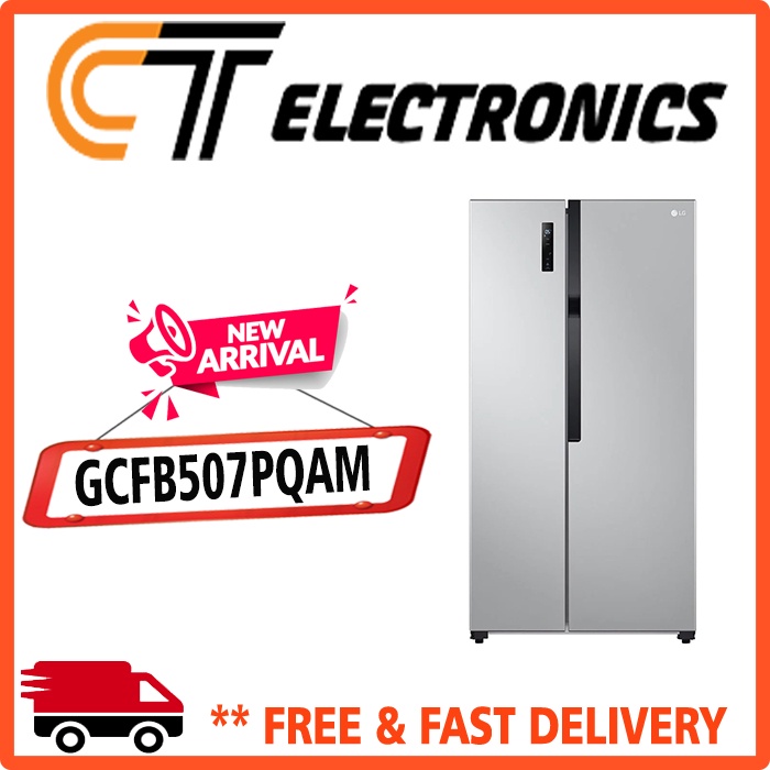 Jual LG GCFB507PQAM - KULKAS LG INVERTER SIDE BY SIDE LG GC FB507 FB507PQAM | Shopee Indonesia