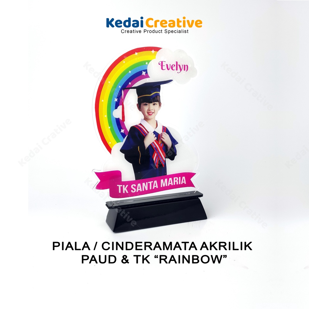 Jual Kedaicreative Piala Plakat Cinderamata Gift Wisuda Akrilik Anak ...