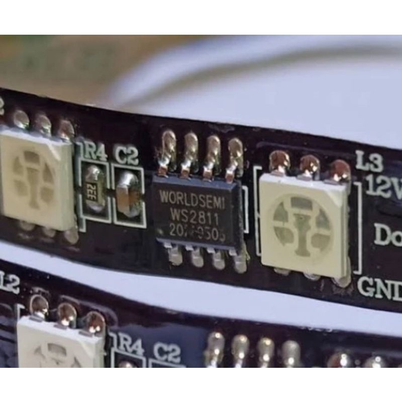 Jual PER 1M LED 60led/m RGB smart strips WS2811 non waterproof 2811 12v ...