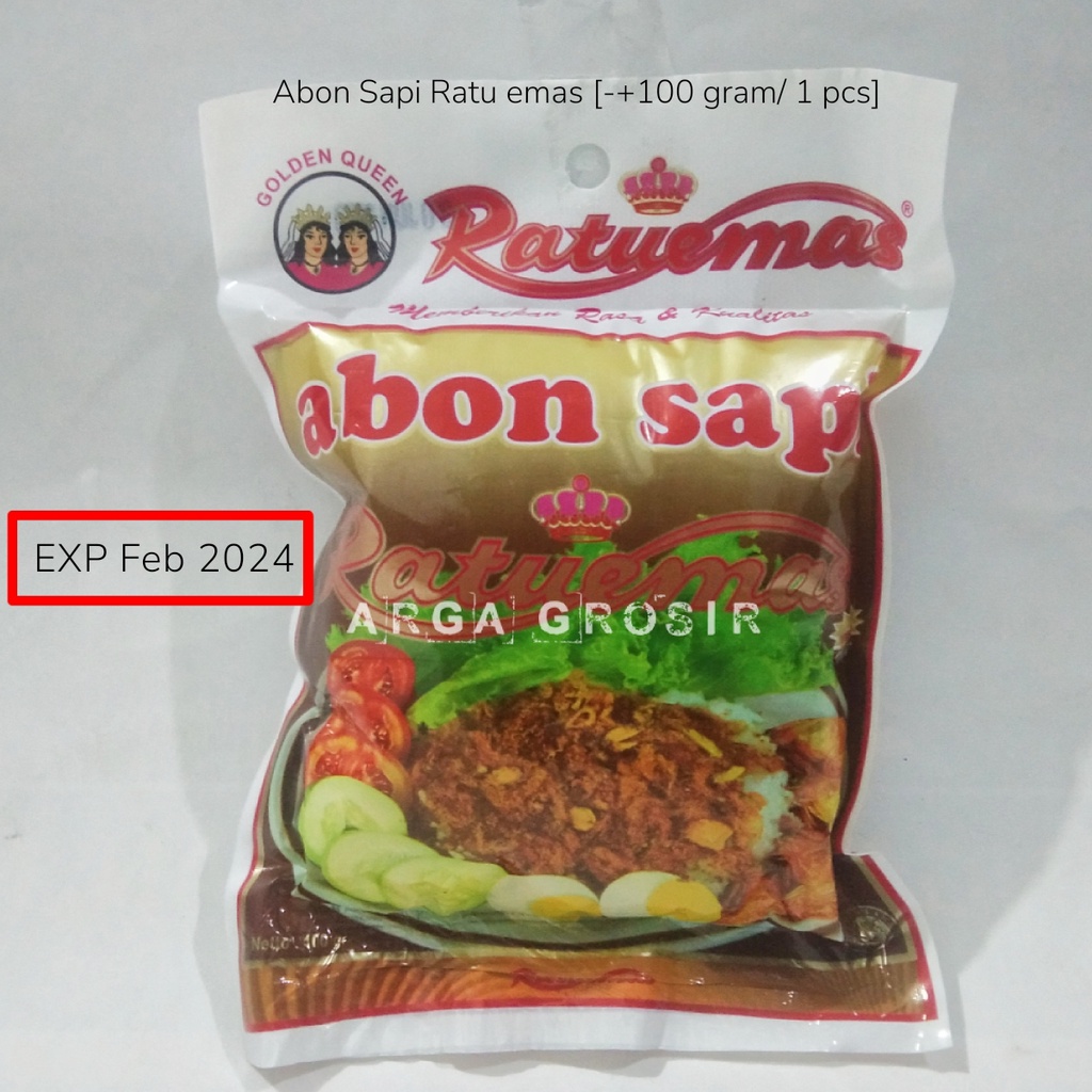Jual Abon Sapi Ratu Emas [100 g] Abon Sapi | Shopee Indonesia