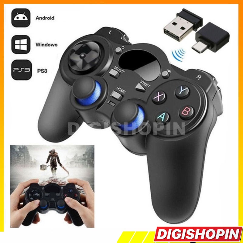 Jual Stick Joystick Wireless PC Komputer Laptop PS3 Dengan USB Dongle ...