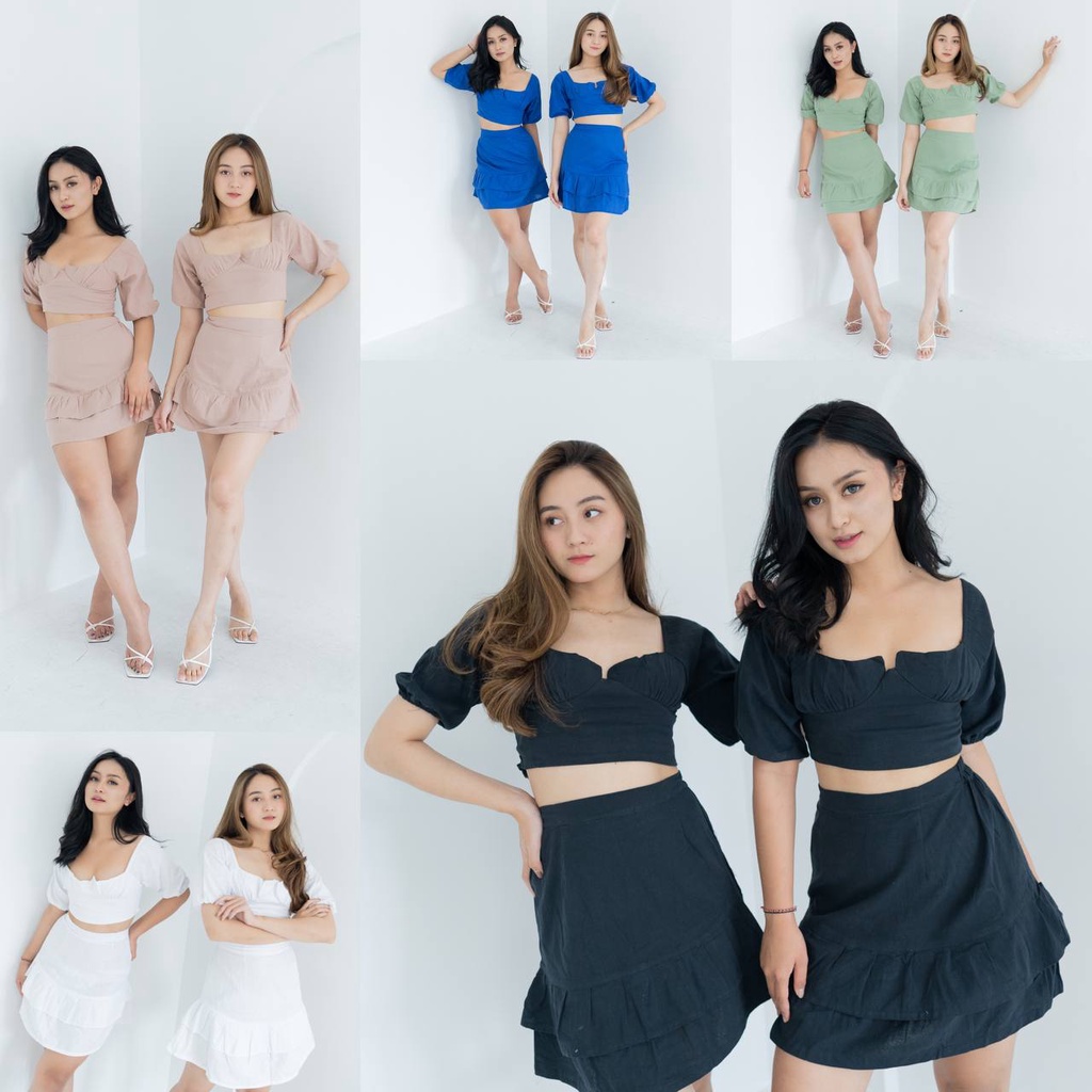Jual ELORA ( Wonzi Set / Top / Skirt ) | Shopee Indonesia