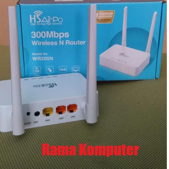 Jual Sedang Ramai HS AIRPO WR200N 300Mbps WIRELESS N ROUTER | Shopee ...
