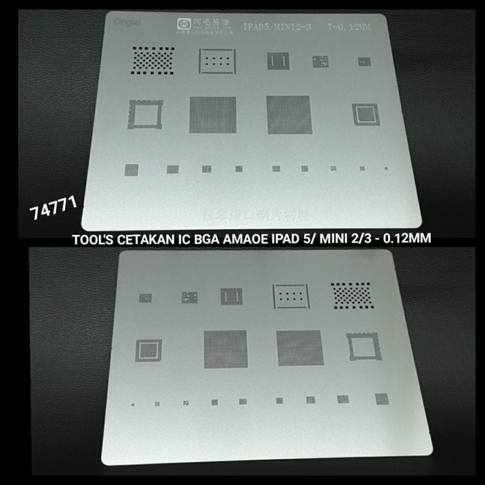 Jual Cetakan IC BGA Amaoe IPAD 5 / Mini 2/3 - 0.12MM | Shopee Indonesia