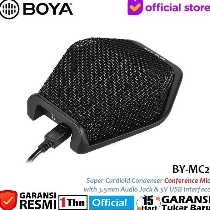 Jual BOYA BY-MC2 Conference Microphone for Conference Room Seminar etc ...