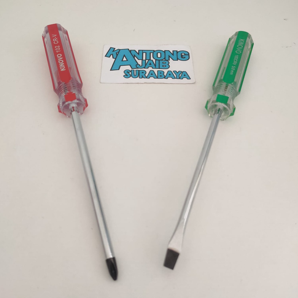 Jual Obeng 102 Transparan 4 inch Obeng Setting 5mm Obeng Radio 4" Plus ...