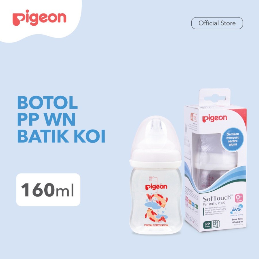 Jual PIGEON Botol Susu PP Wide Neck 160Ml | Shopee Indonesia