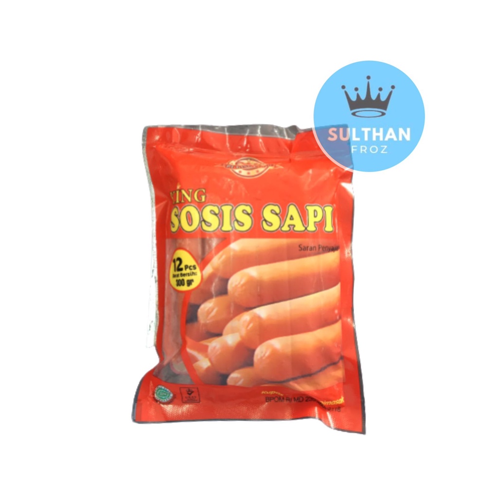 Jual KING SOSIS SAPI 300 GR ISI 12 PCS | Shopee Indonesia