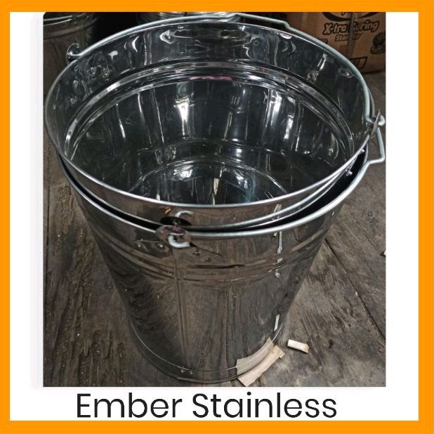 Jual Ember Stainless Tebal 5 15 20 25 30 Liter | Shopee Indonesia