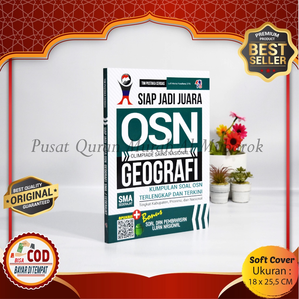 Jual Buku Kumpulan Soal OSN - Siap Jadi Juara OSN GEOGRAFI SMA Sekolah Menengah Atas Sederajat ...