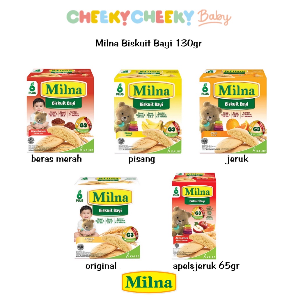 Jual Milna Camilan Biskuit Bayi / Biskuit Bayi 6+ | Shopee Indonesia