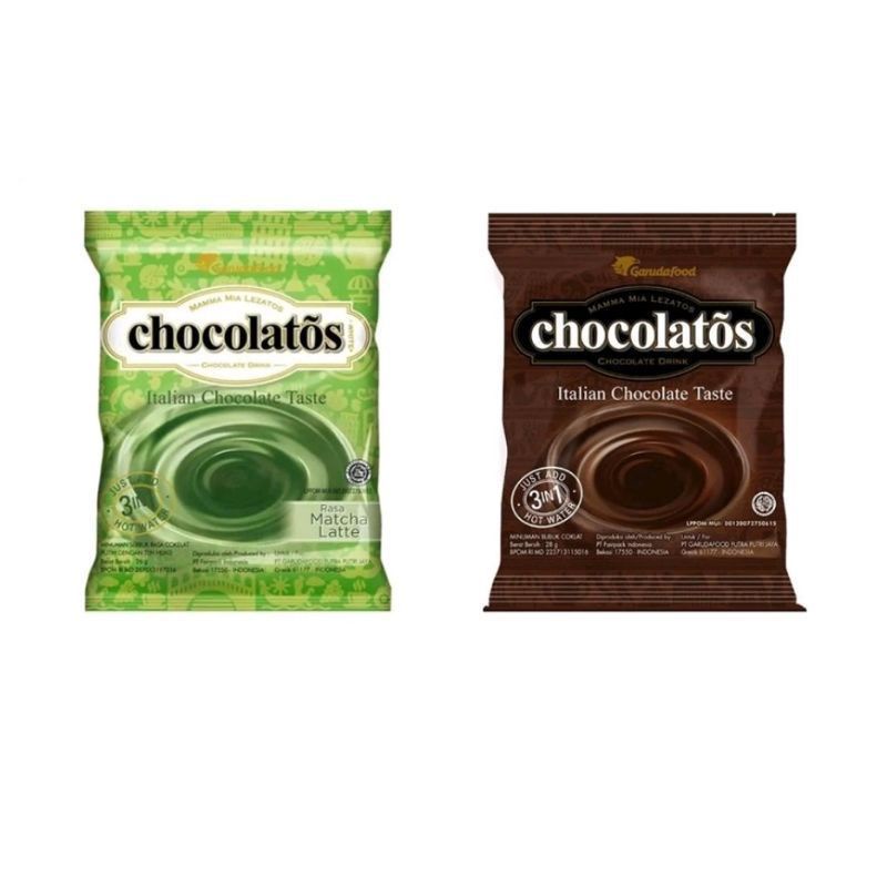 Jual Gery Chocolatos Drink Dark Chocolate DAN macha 1 Renceng Isi 10 ...