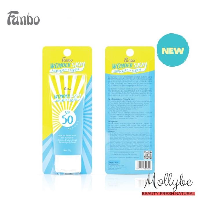 Jual FANBO WONDER SKIN SUNSCREEN + SERUM SPF 50 PA ++++ | Shopee Indonesia