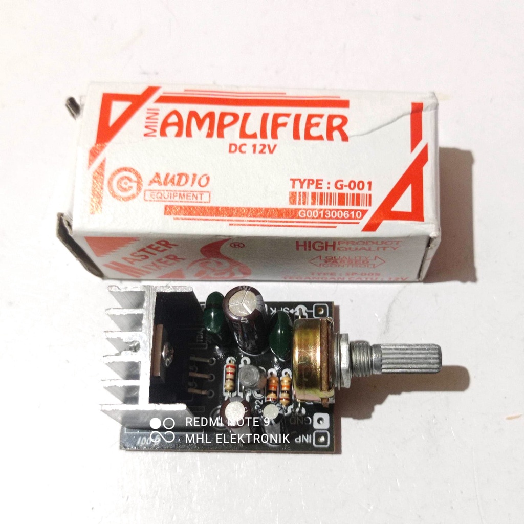 Jual Kit Power Mini Amplifier DC 12 Volt G-001 | Shopee Indonesia