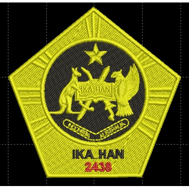 Jual logo bordir file emb IKA HAN IKAHAN | Shopee Indonesia