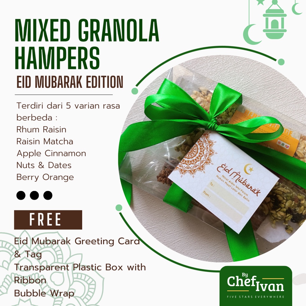 Jual Hampers Granola Paket Snack Sehat All Variant Kacang Kurma Madu ...