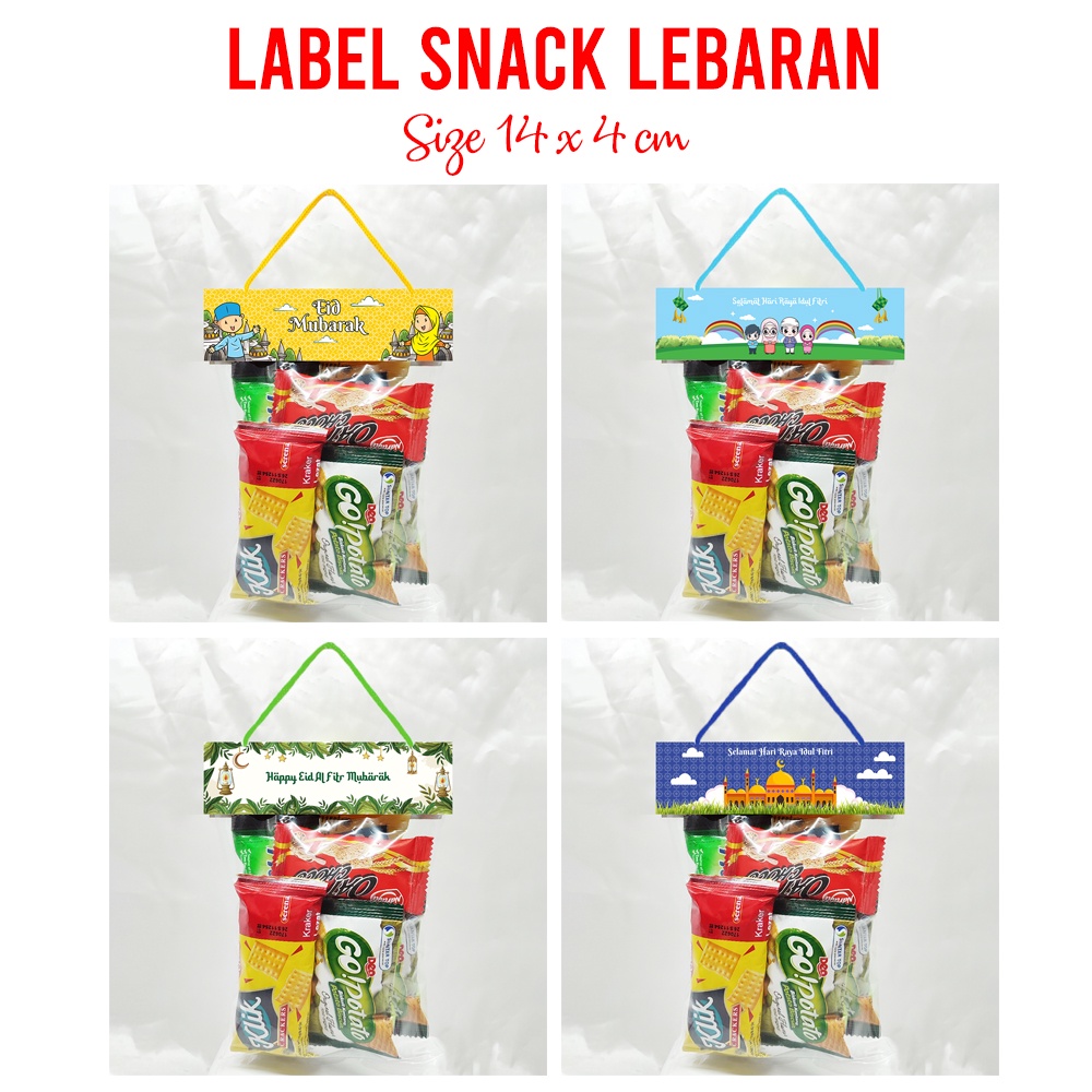 Jual Custom Label Snack Plastik Bingkisan Parcel Parsel Hampers Gift ...