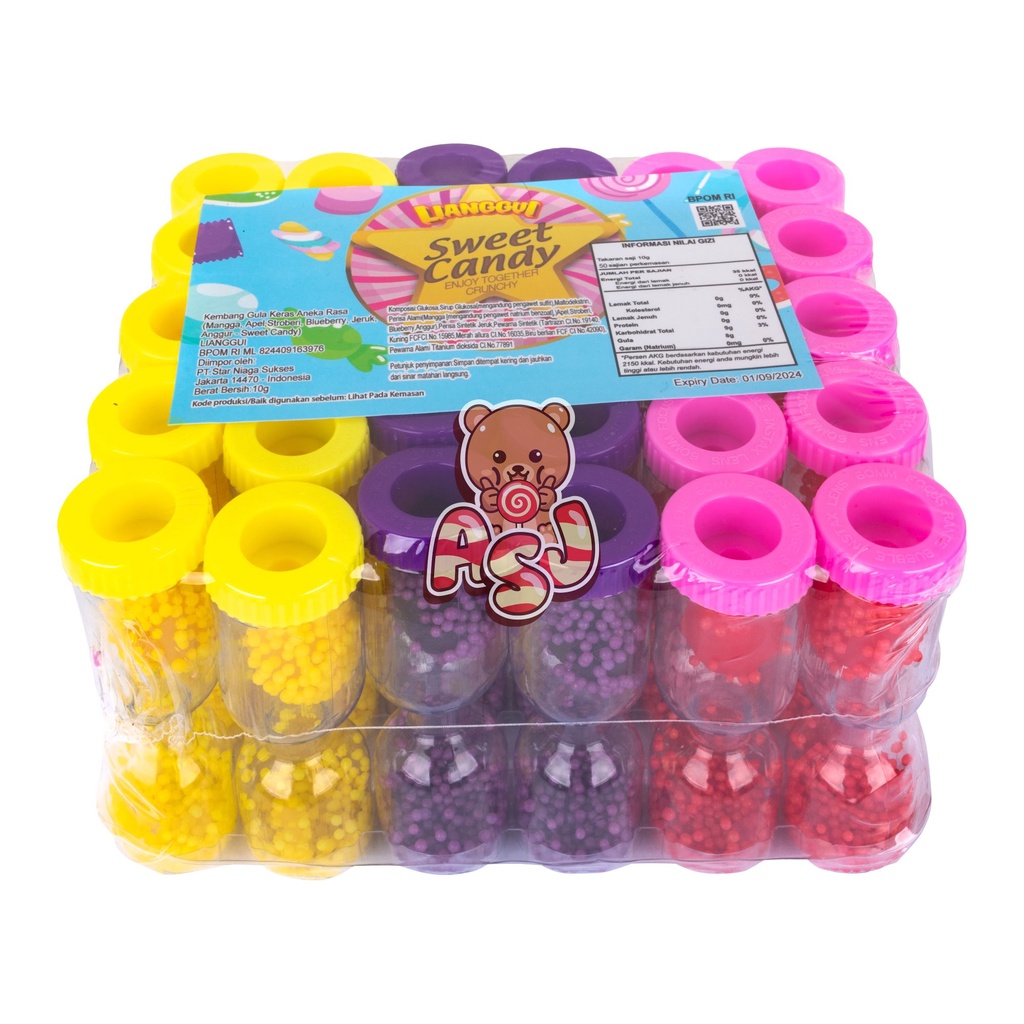 Jual LIANGGUI SWEET CANDY JAM PASIR ISI 30 X 10 GR | Shopee Indonesia
