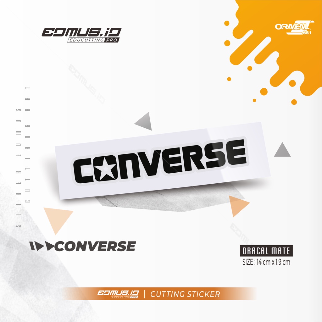 Jual Cutting Stiker Converse | Cutting Sticker Oracal Premium | Stiker ...