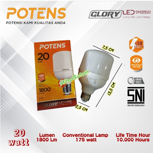 Jual Lampu Potens LED 20 Watt | Shopee Indonesia