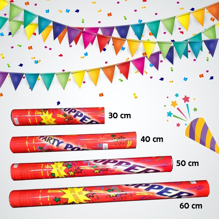 Jual Party Popper / Confetti Party / Semburan Kertas Warna Warni ...