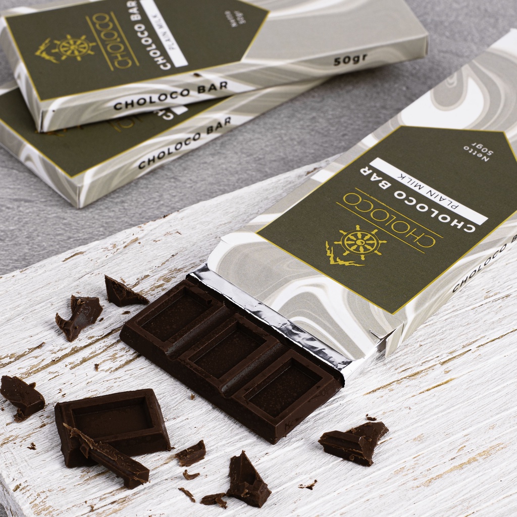 Jual Choloco Bar - Plain Milk | Cokelat Bar Rasa Susu | Shopee Indonesia