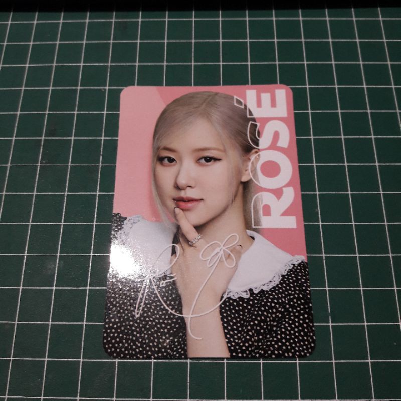 Jual Photocard Oreo x BLACKPINK - Official Oreo [ROSE] (Photo card / PC ...