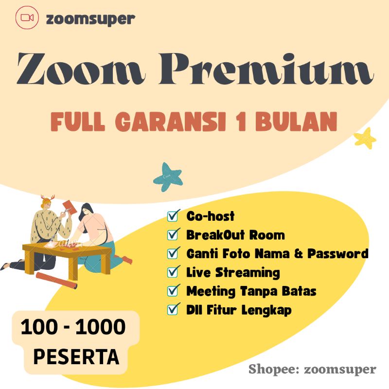 Jual Jasa Upgrade Premium 1000 Peserta 1 Bulan Unlimited Bergaransi | Shopee Indonesia