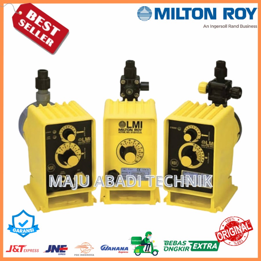 Jual Dosing Pump LMI Milton Roy P063-368TI Metering Chemical Pump Made ...