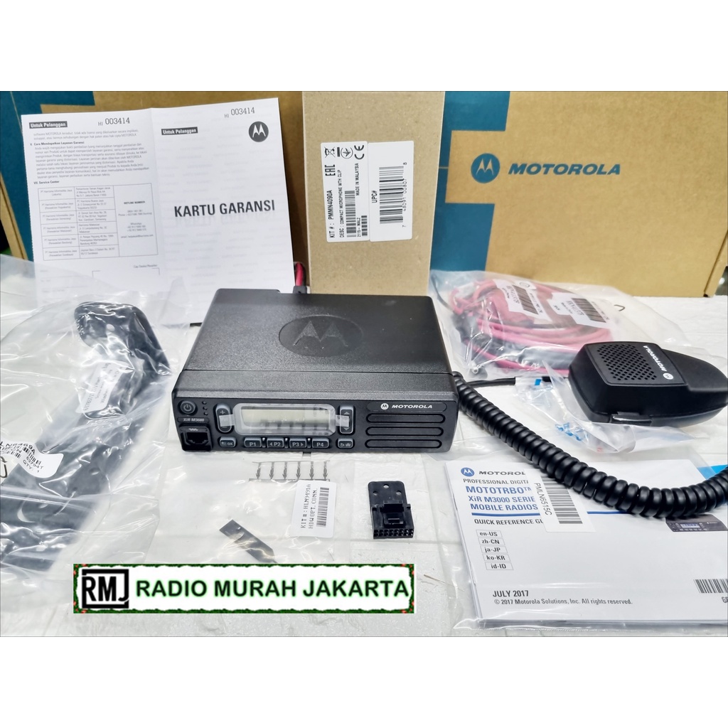 Jual RIG Motorola XiR M3688 45 W VHF ORIGINAL Garansi Analog Digital M 3688 | Shopee Indonesia